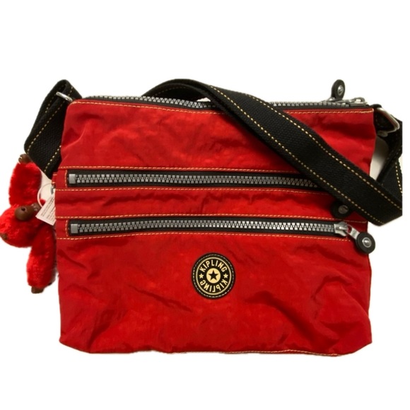 Kipling | Bags | Nwt Kipling Red Varsity Alvar | Poshmark